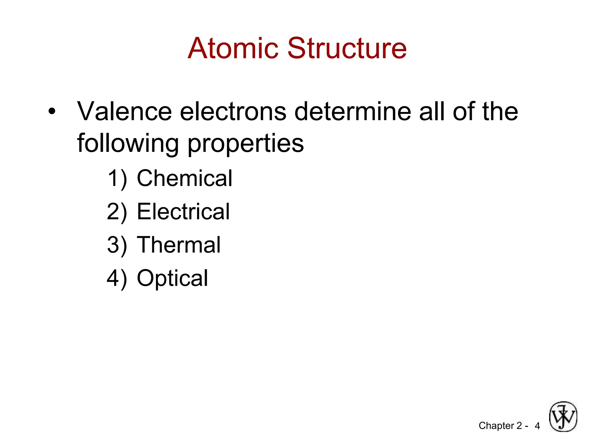 2. Atomic Structure and Interatomic Bonding.ppt