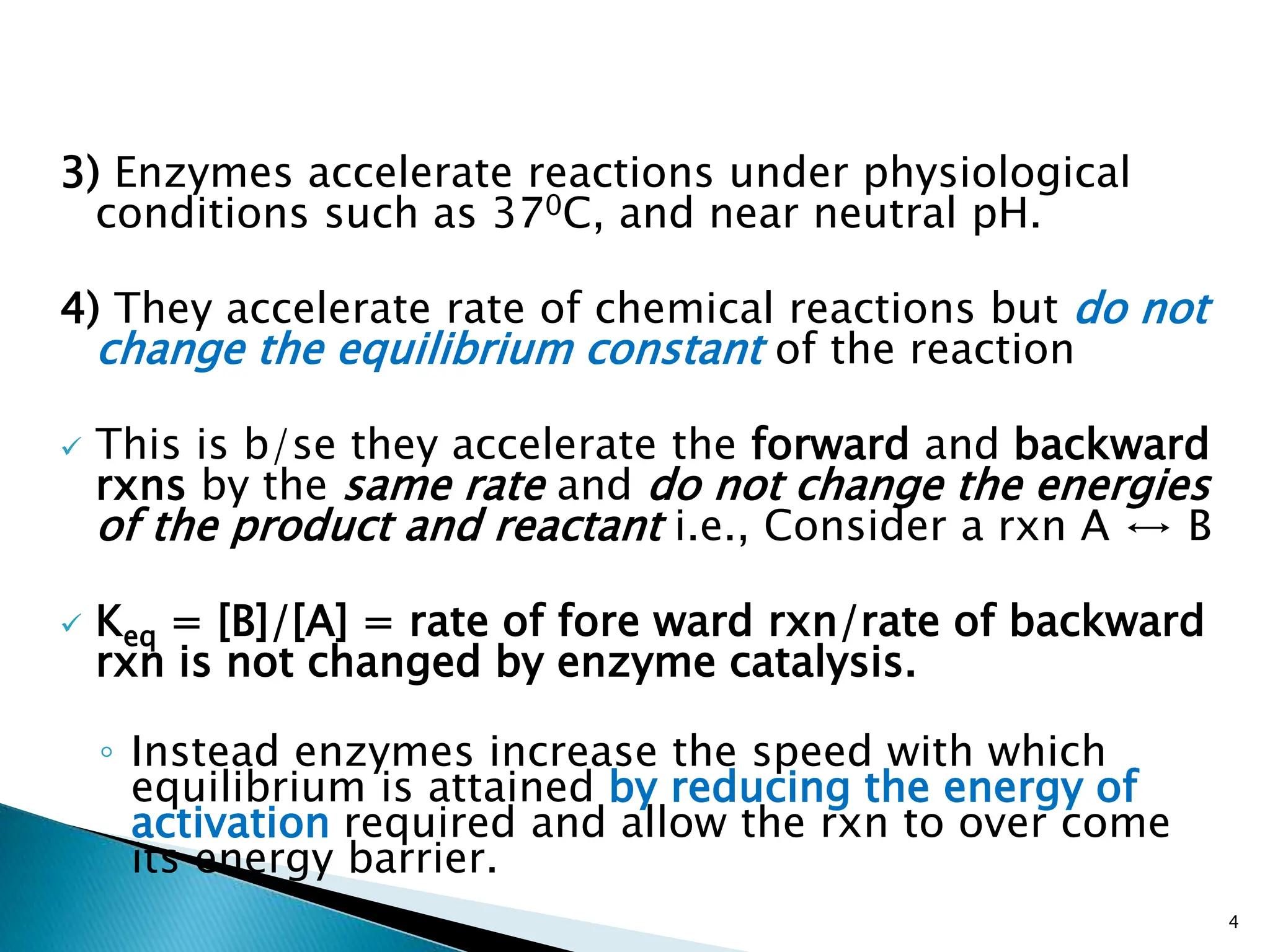 brief description on enzymes and biological catalysis | PPT