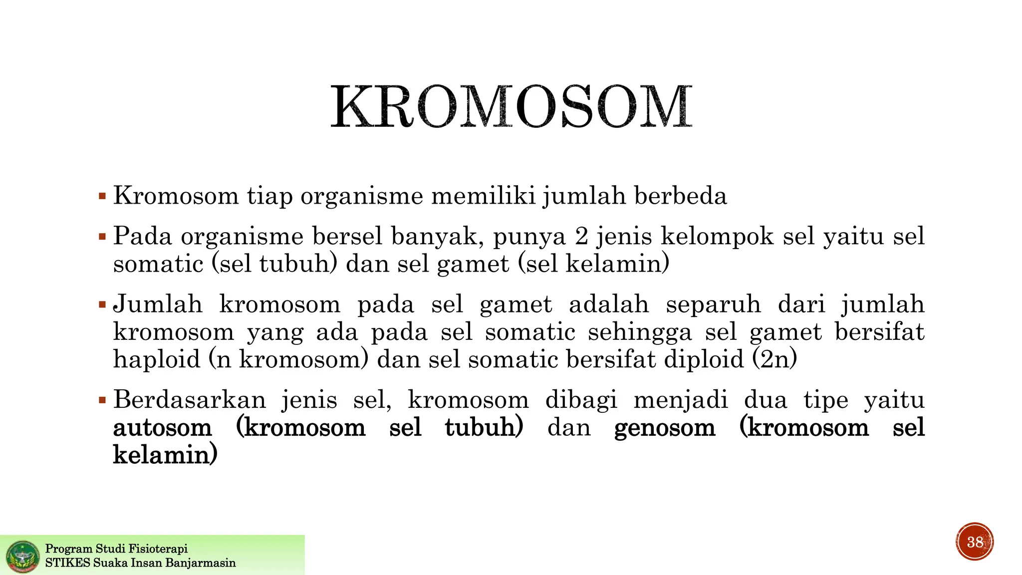 DNA, GEN, GENOM, GENOM DAN KROMOSOM. pptx | PPTX