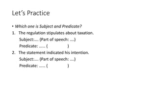 part of speech What Rules in a Sentence.pptx