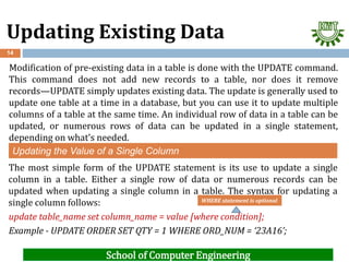 2. DBMS Experiment - Lab 2 Made in SQL Used | PPTX