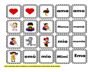 MATERIALES LETRA M, MEMORAMA, ROMPECABEZAS.docx