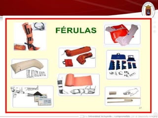 GENERALIDADES DE FERULAS - TRAUMATOLOGIA | PPT