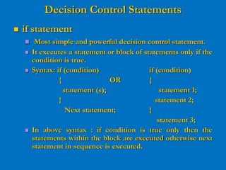 2. Control structures with for while and do while.ppt