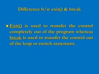 2. Control structures with for while and do while.ppt