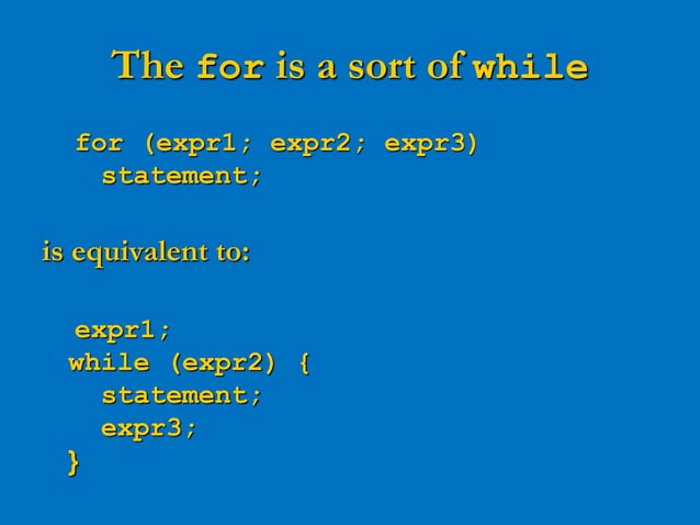 2. Control structures with for while and do while.ppt