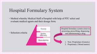 2. Hospital Formulary.pdf unit 2 sem 7 b.pharmacy | PDF