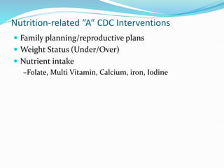 2. Lect.2 Preconception Nutrition.pregnantptx | PPTX