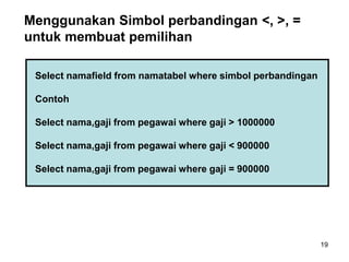 matrei perkuliahana tentang SQL Overview.ppt
