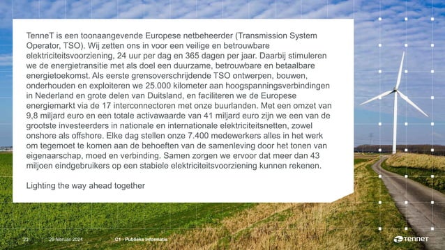 Dutch Power Event 2. Joost Greunsven - TenneT | PPT