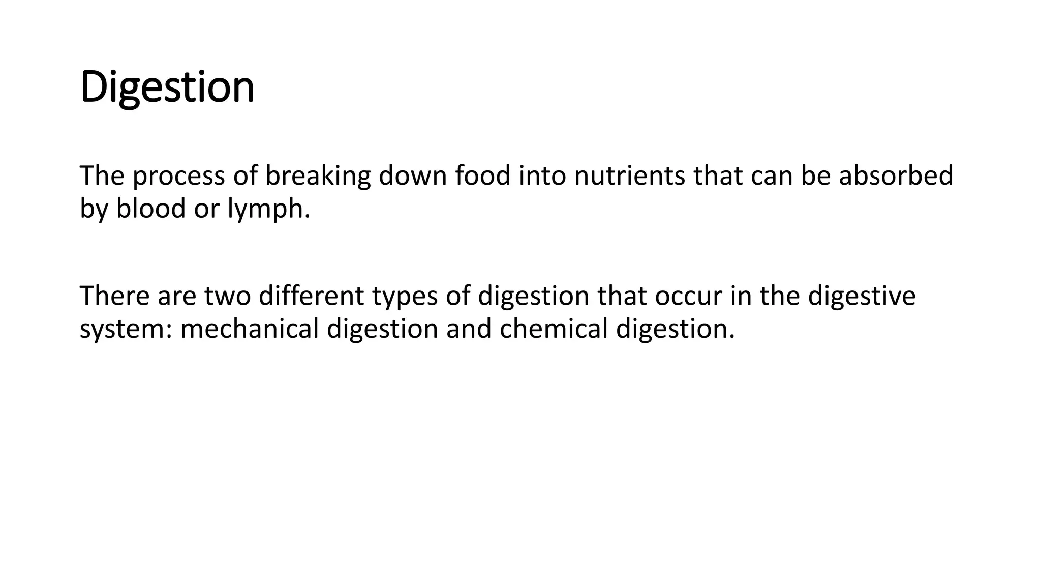 2.19 Human Digestion Cambridge IGSSE Biology | PPTX
