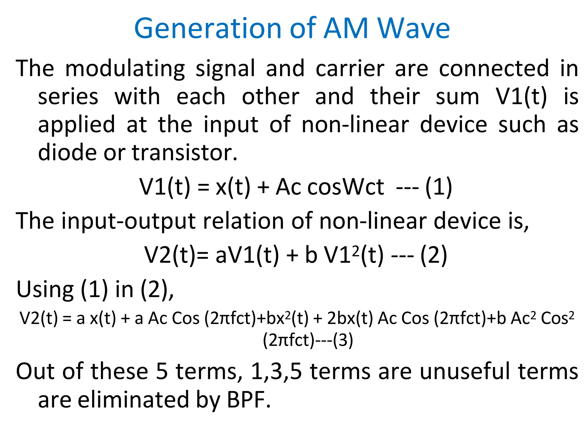 Modulation Of Analog Communication System Pptx