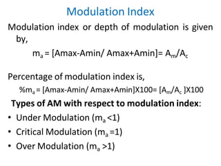 modulation of analog communication system | PPTX