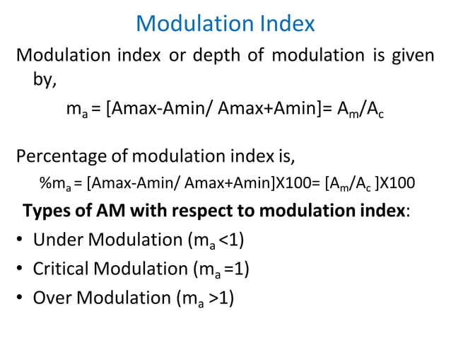 Modulation Of Analog Communication System Pptx