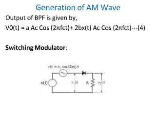 modulation of analog communication system | PPTX