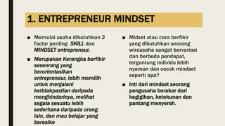 CARA SUSKSES MEMBANGUN MINDSET WIRAUSAHA.pptx