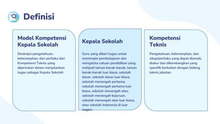 Model Kompetensi Kepala Sekolah sesuai Perdirjen GTK nomor 7327 | PDF