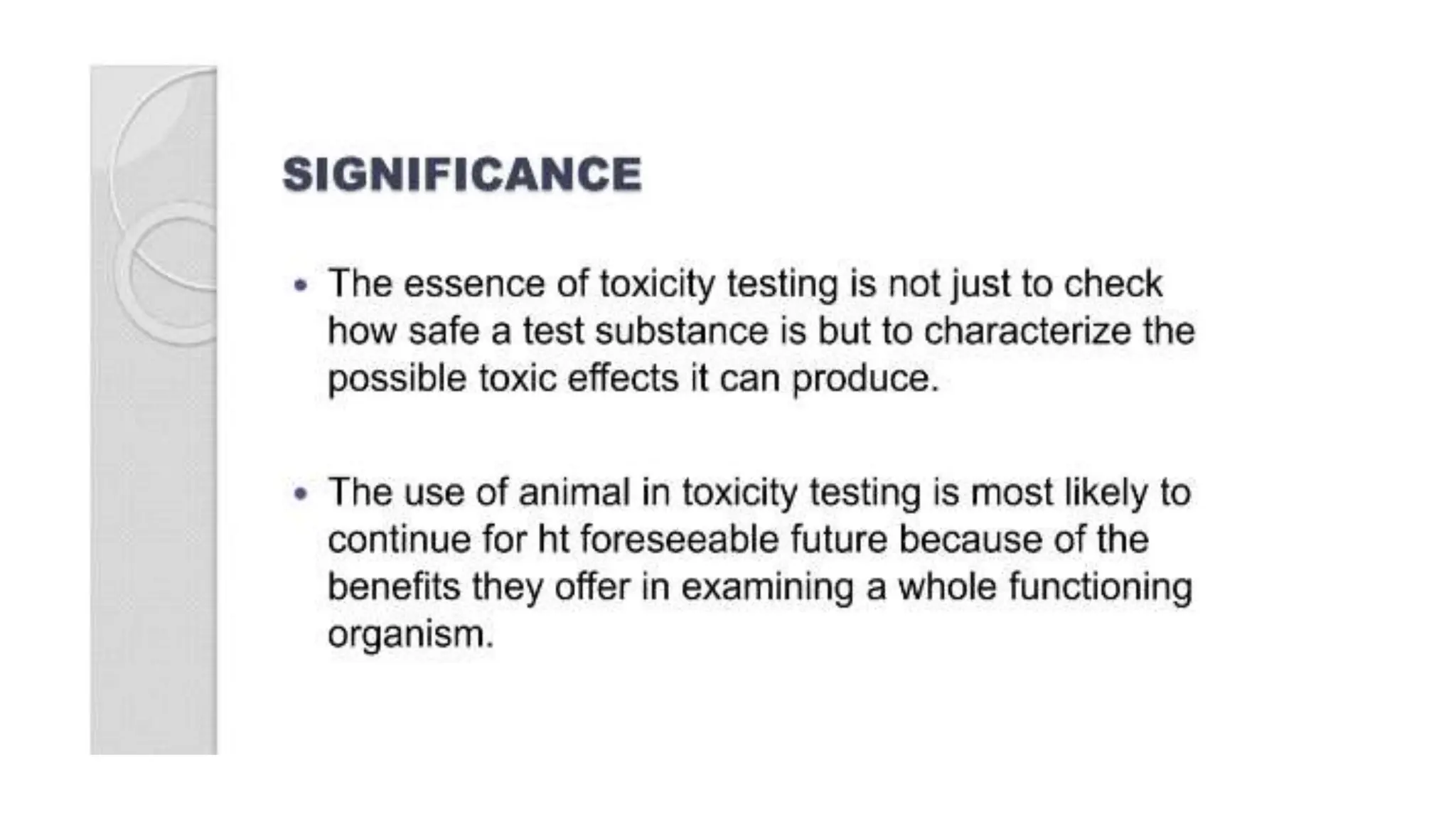 Drug toxicity - Acute, sub- acute and chronic toxicity | PPTX