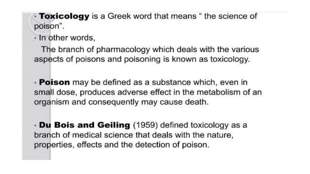 Drug toxicity - Acute, sub- acute and chronic toxicity | PPTX