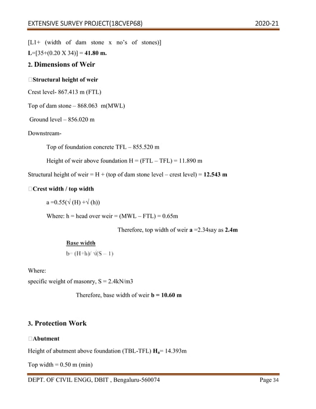 Civil engineering project report pdf vtu | PDF