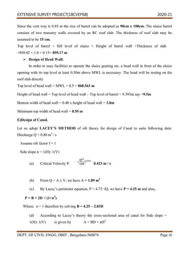 Civil engineering project report pdf vtu | PDF | Civil Engineering ...