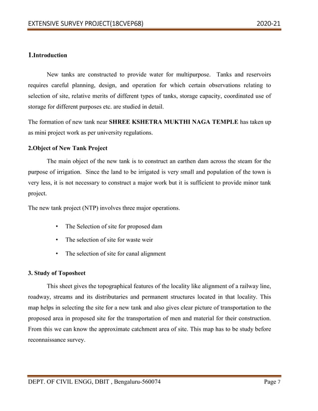 Civil engineering project report pdf vtu | PDF | Civil Engineering ...