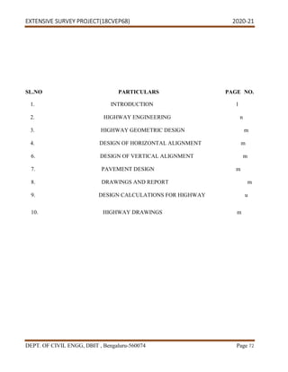 Civil engineering project report pdf vtu | PDF