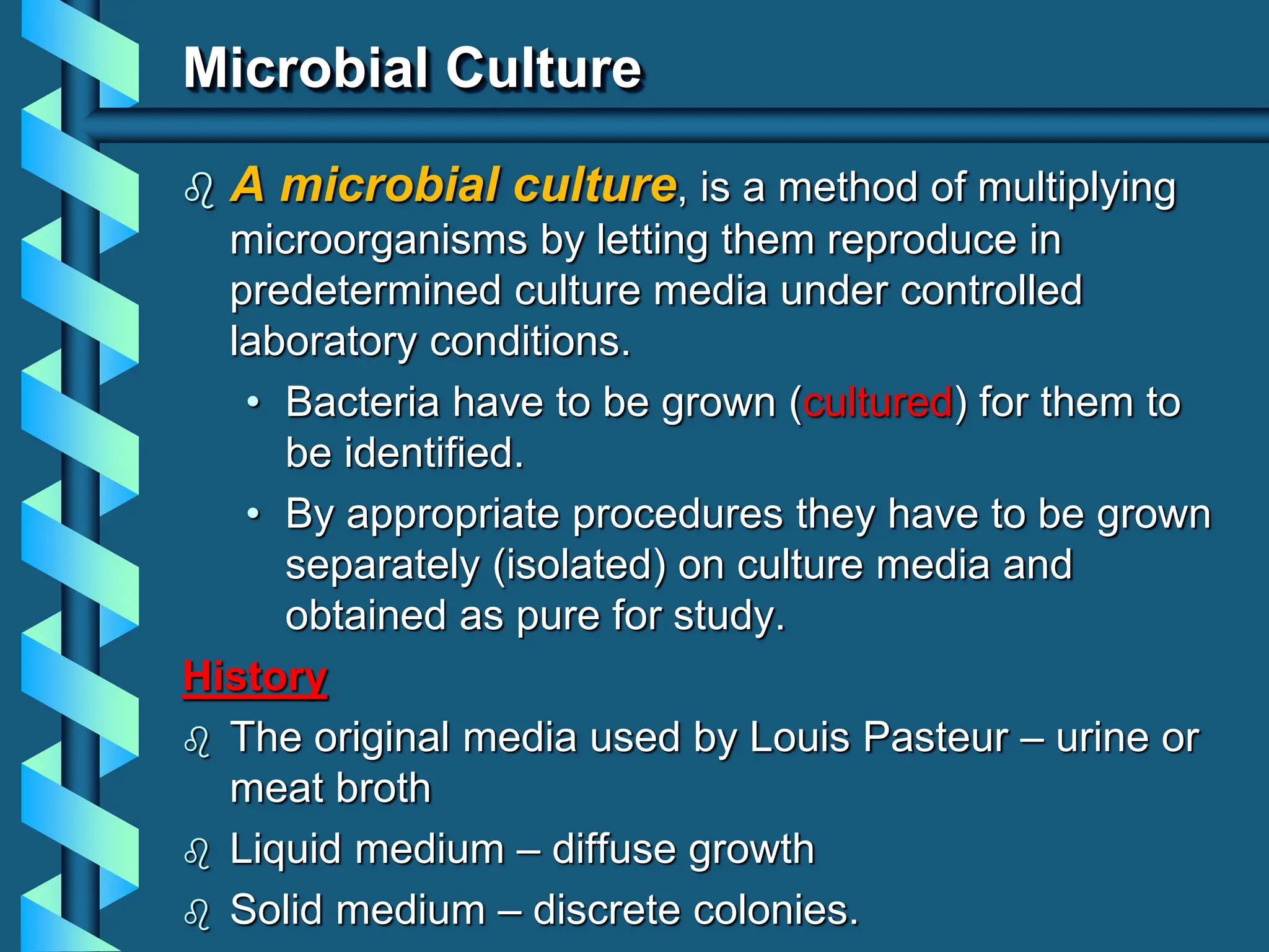 Culture Techniques and Maintenance of selected cultures | PPTX