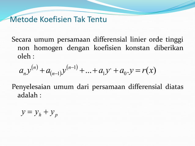 2. Metode Koefisien Tak Tentu matematika teknik 2.pptx