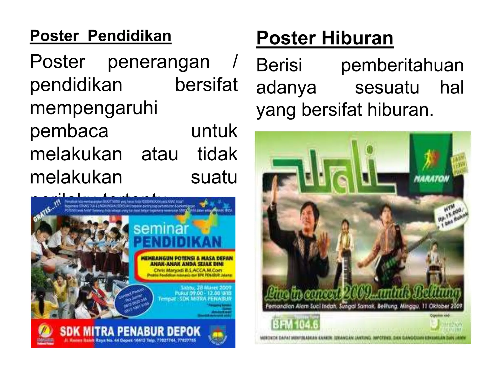 Materi bahasa indonesia kelas 8 tentang teks iklan, poster dan slogan | PPTX
