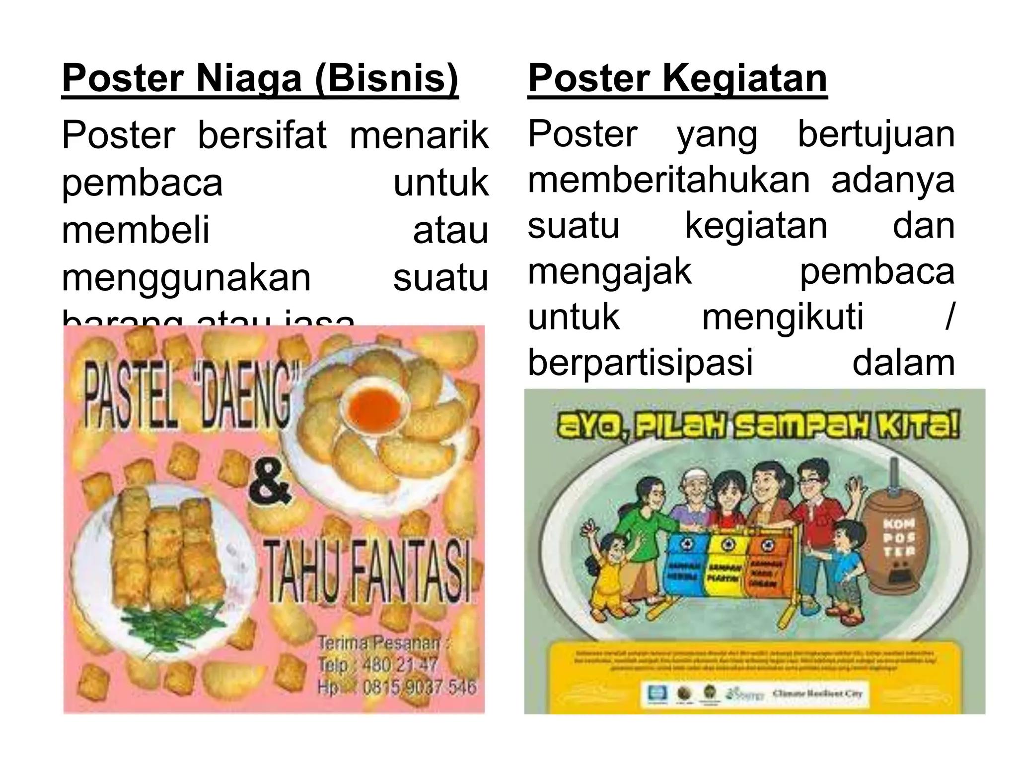 Materi bahasa indonesia kelas 8 tentang teks iklan, poster dan slogan | PPTX