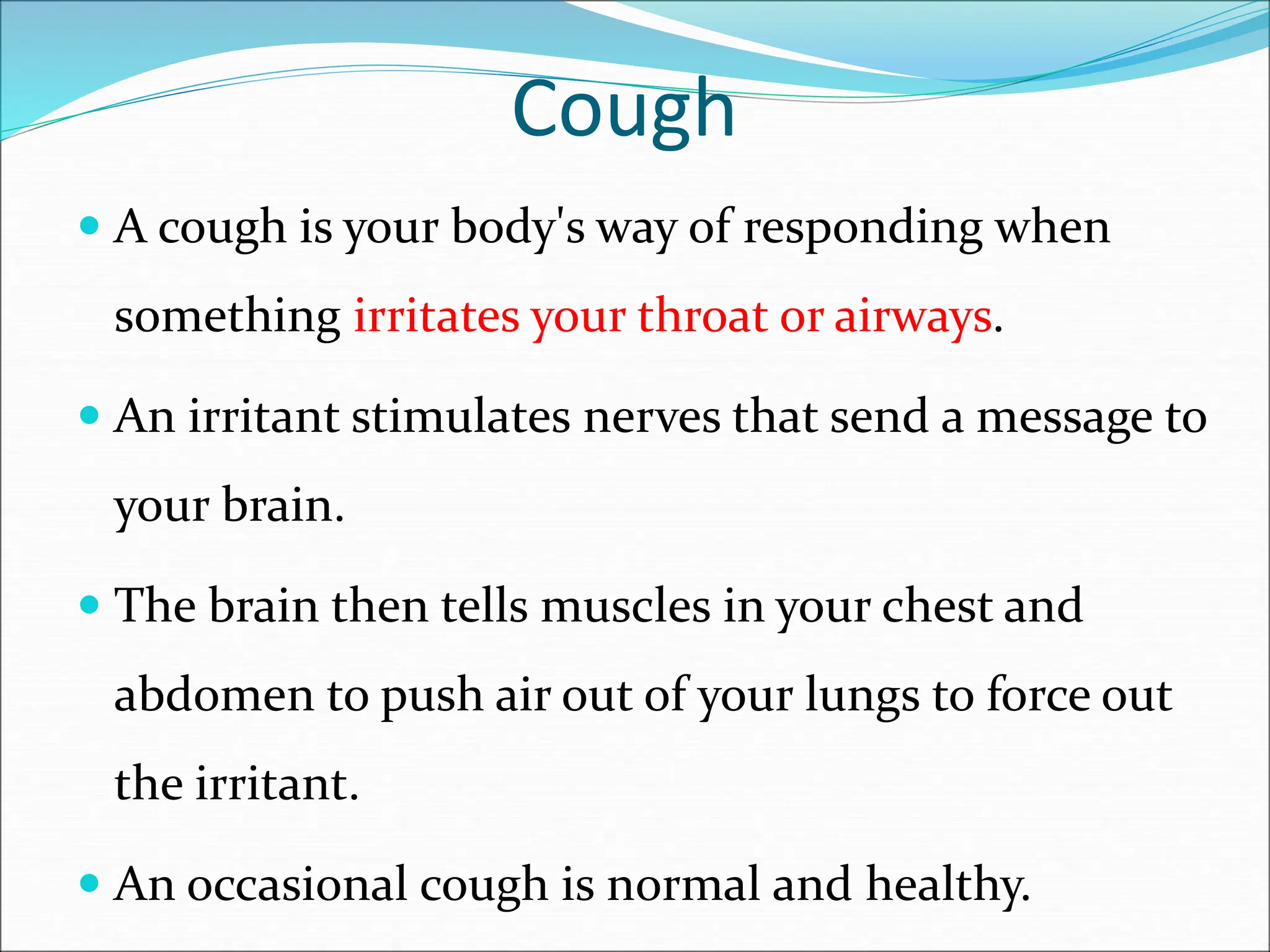 2. Cough.ppt b.pharmacy syllabus point are covered | PPT | Lung and ...