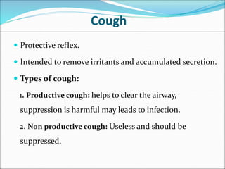2. Cough.ppt b.pharmacy syllabus point are covered | PPT | Lung and ...
