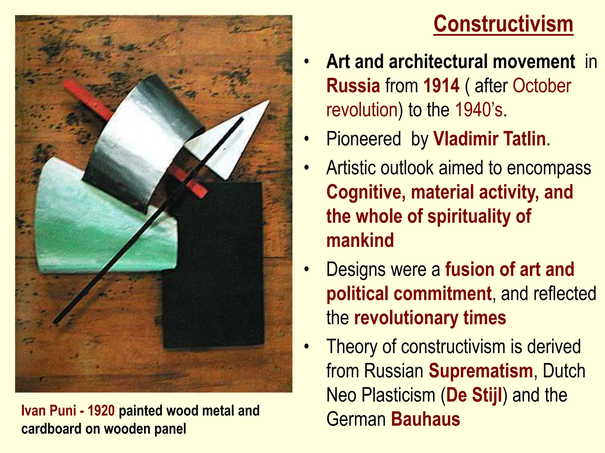 2.constructivism is a style in history of architecture | PPT