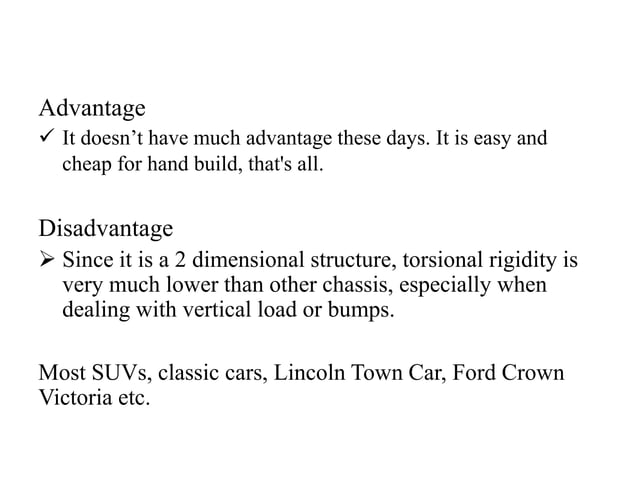 2. CHASSIS of a vehicle in automobile engineering | PPT