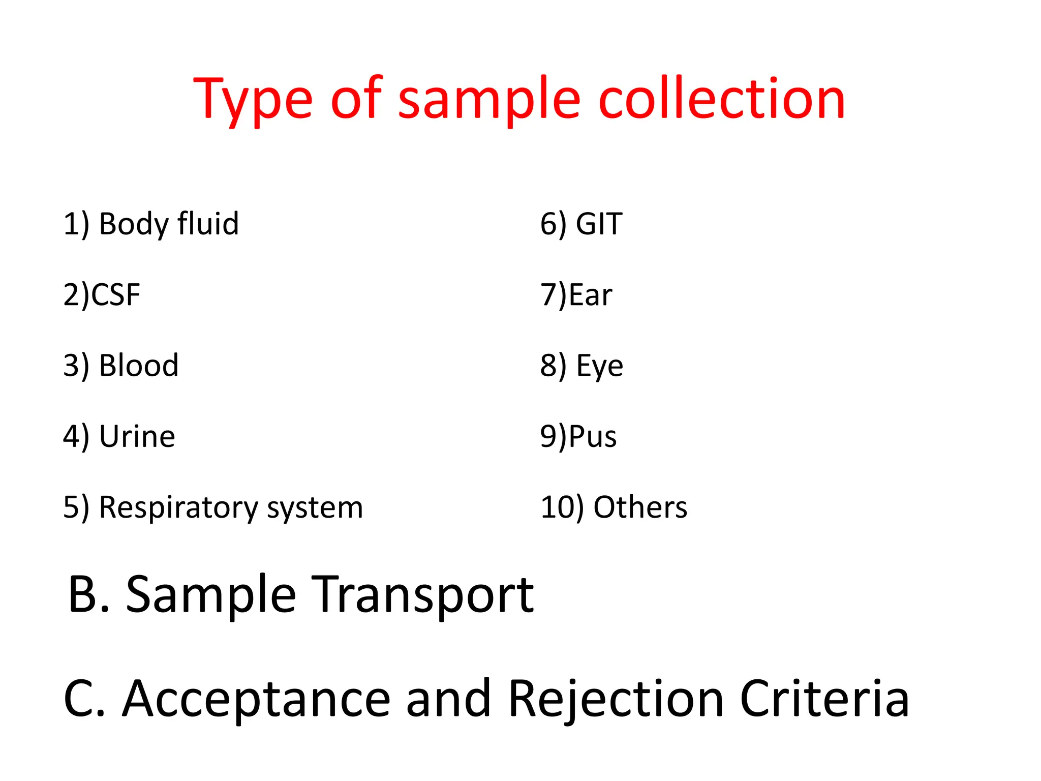 2. Sample collection ,transport and acceptance and rejection.pptx