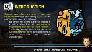 RISK FACTORS - DISASTER READINESS (DRRR) | PPTX