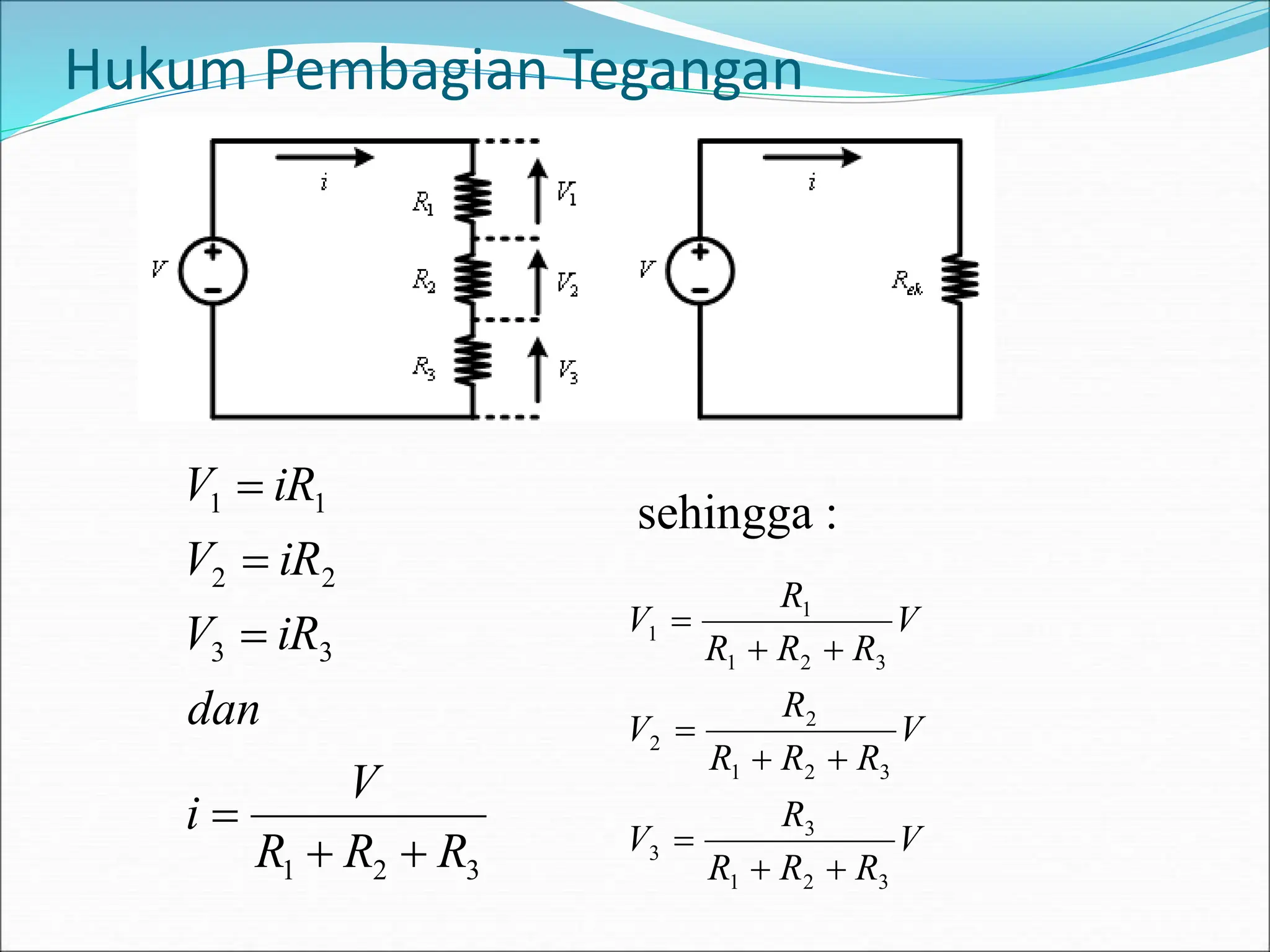 Hukum Rangkaian Kelistrikan Rangkaian Listrik | PPT
