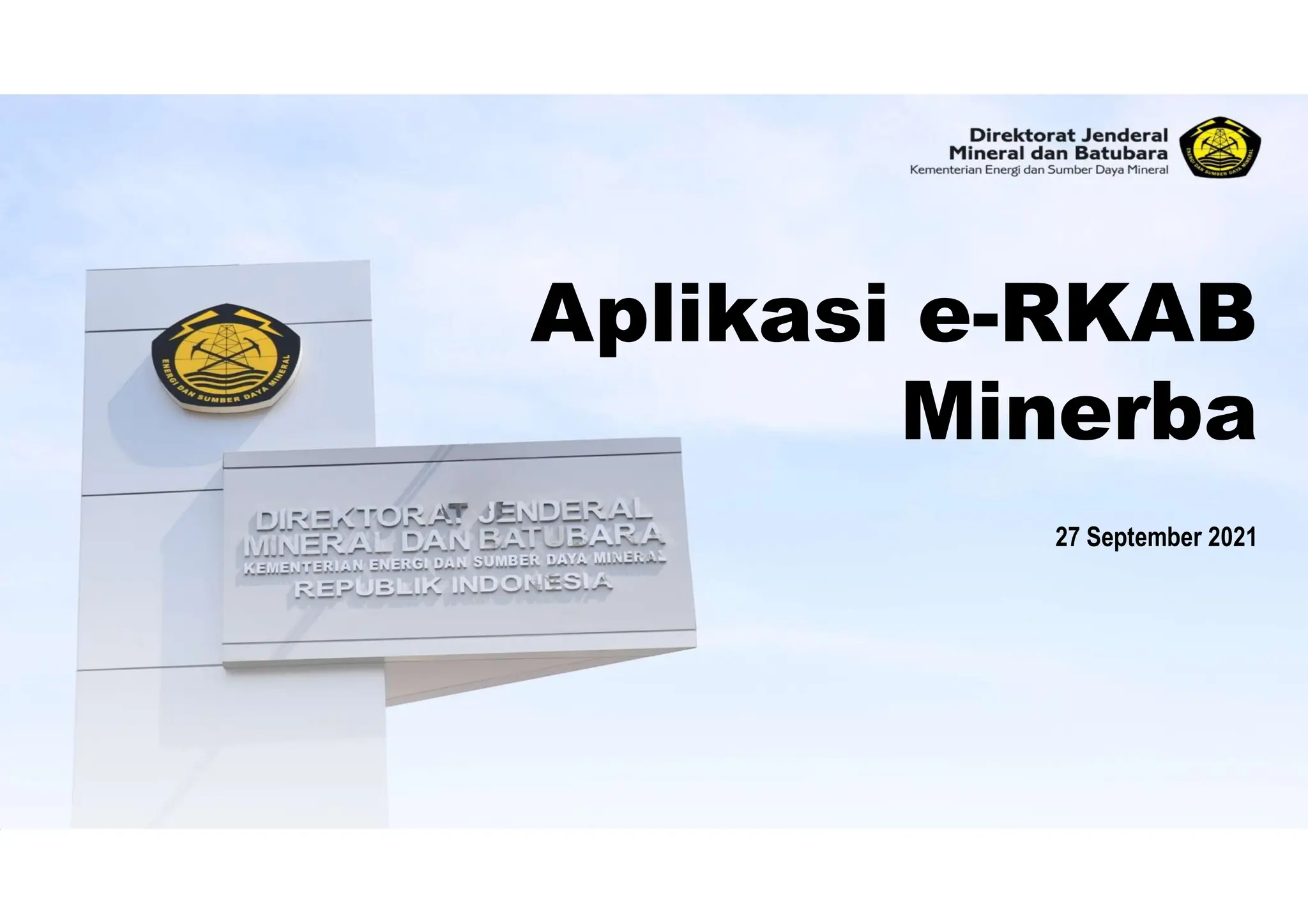 Aplikasi e-RKAB (E-Rencana Kerja dan Anggaran Biaya) Minerba ESDM | PDF