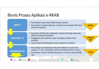 Aplikasi e-RKAB (E-Rencana Kerja dan Anggaran Biaya) Minerba ESDM | PDF