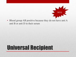 2. Blood Groups, Rh incompatibility,blood transfusion reactions | PPTX