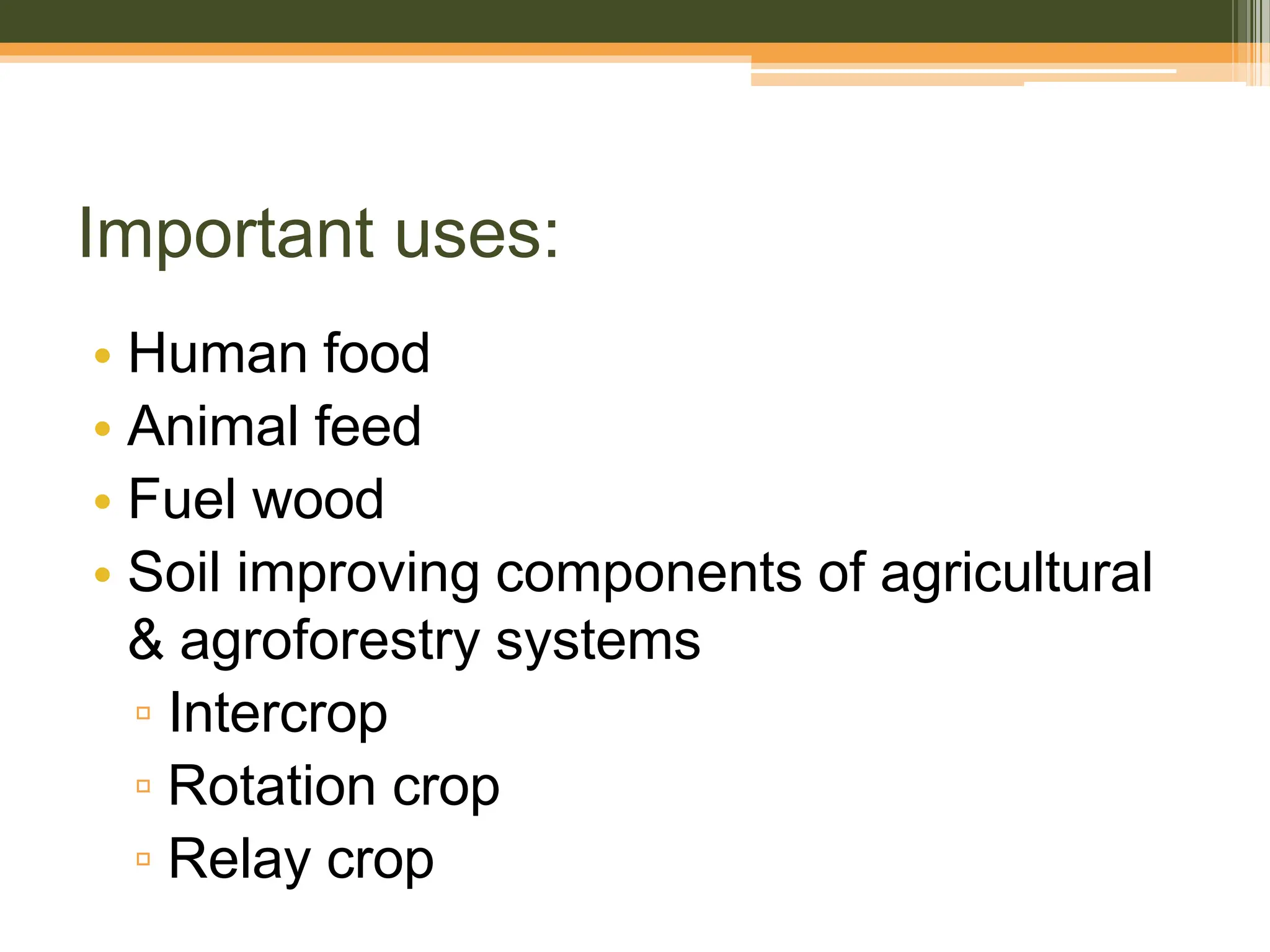 2. Classification and importance of leguminous crops | PPT