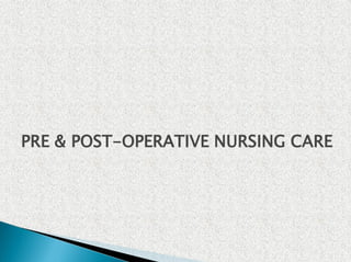 2. preoperative nursing care.pdf medical surgical nursing 1 | PDF