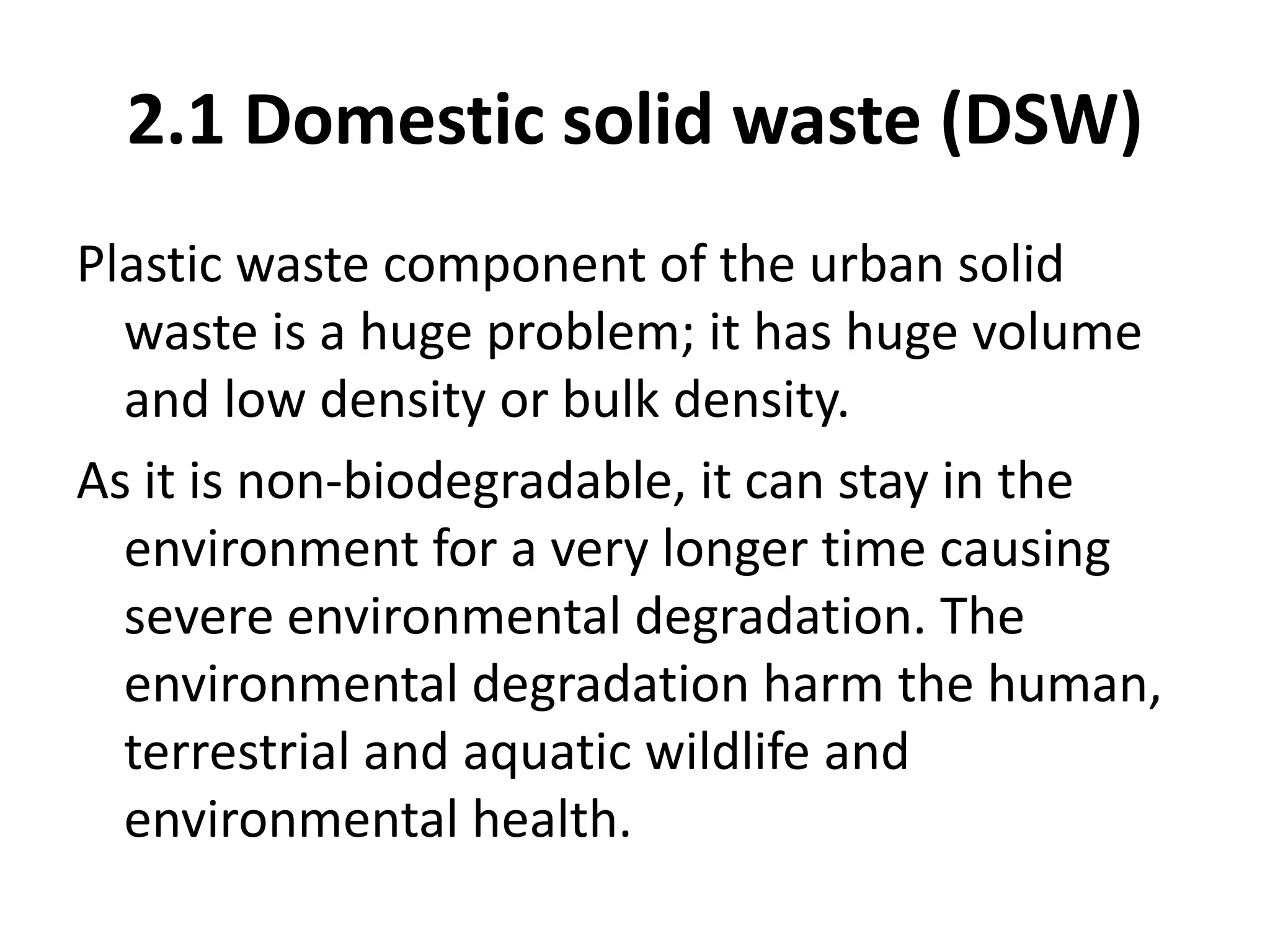 sources of solid waste management and recycling | PPT