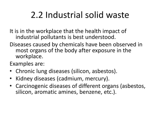 sources of solid waste management and recycling | PPT