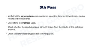 Research 101: How to Read a Scientific Paper | PDF