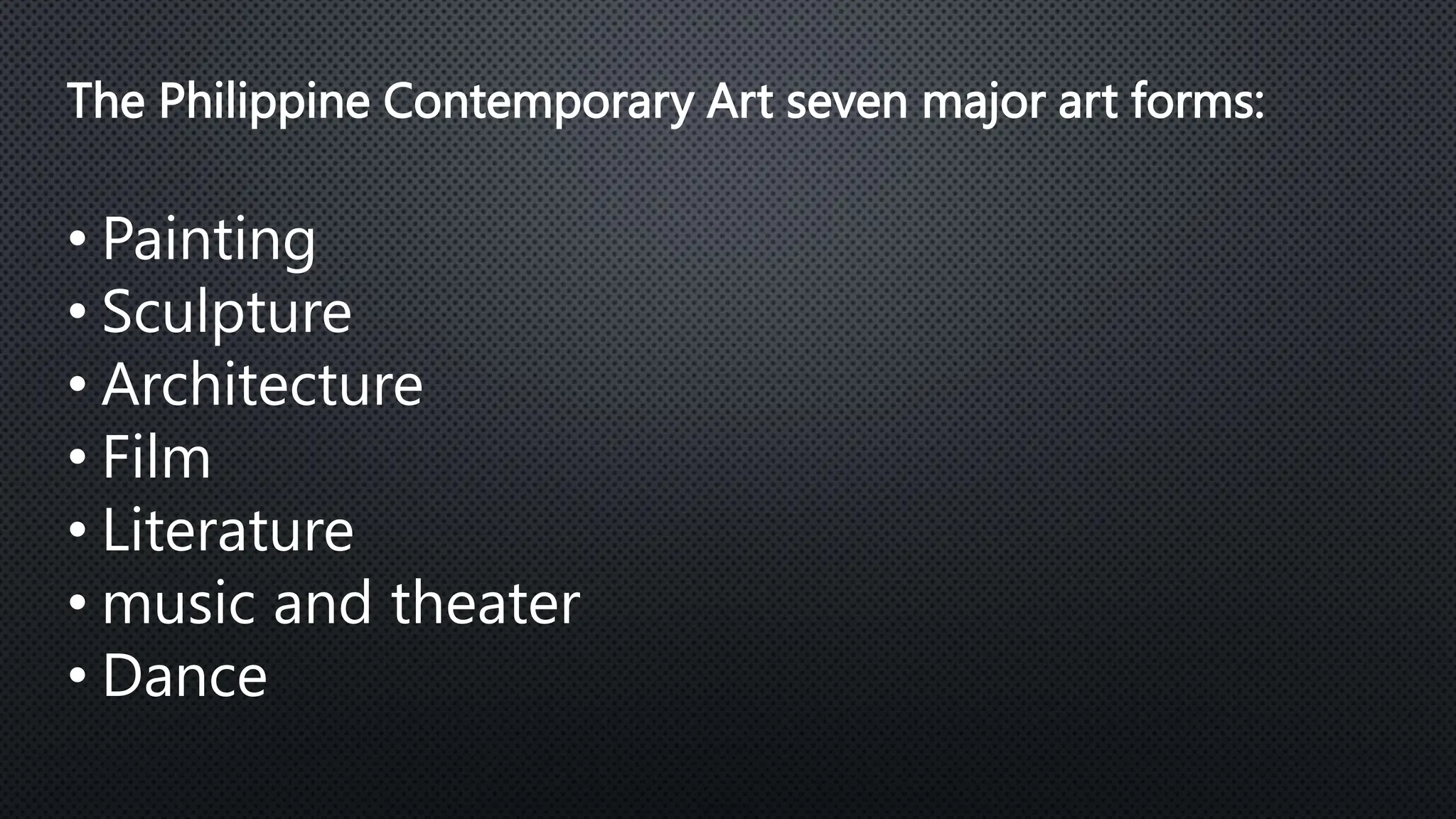 Contemporary Philippine Arts from the Regions | PPTX