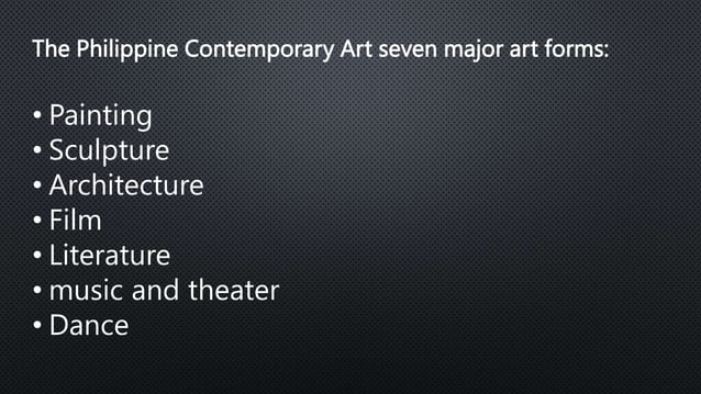 Contemporary Philippine Arts from the Regions | PPTX