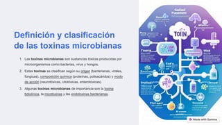 TOXINAS BACTERIANAS QUE PRODUECNE ENFERMEDADESD | PPTX