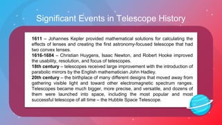 Telescope, It's uses, and properties of it. | PPTX
